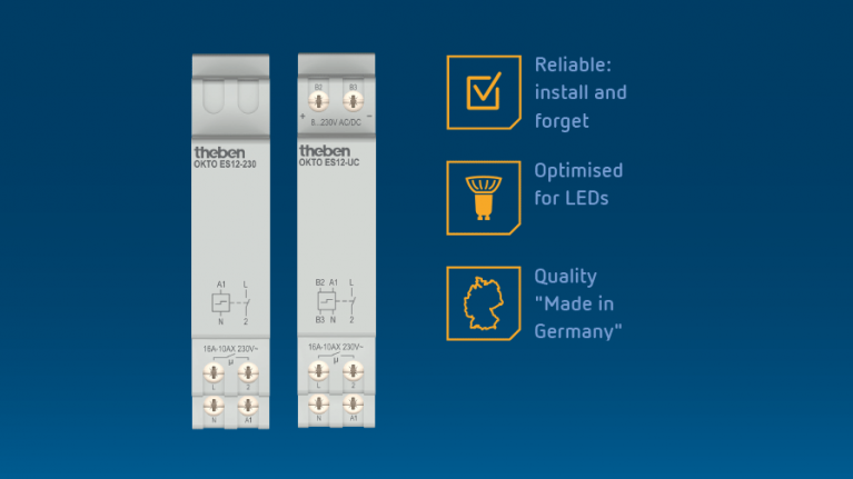Impulse switch OKTO for easy control of lighting | Theben AG