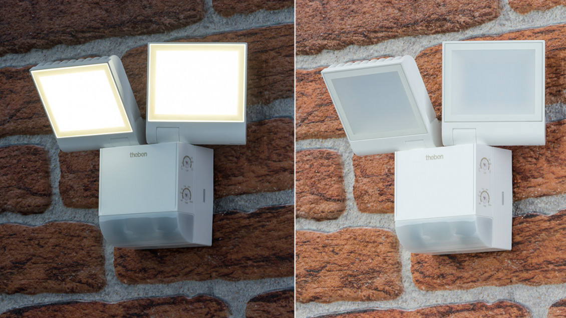 theLeda S LED-Strahler mit Bewegungsmelder | Theben AG