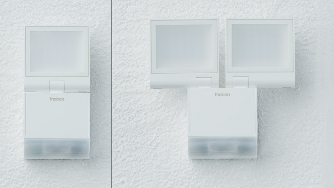 theLeda S LED-Strahler mit Bewegungsmelder | Theben AG