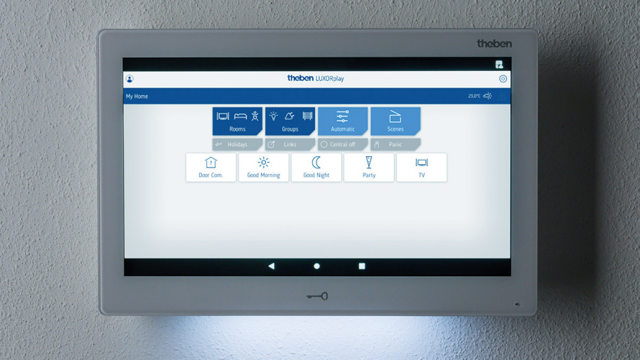 LUXORliving CP10: Theben presents central control panel | Theben AG