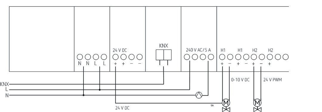 HMT 6 S KNX | Actuators | KNX | Home and Building control | Theben