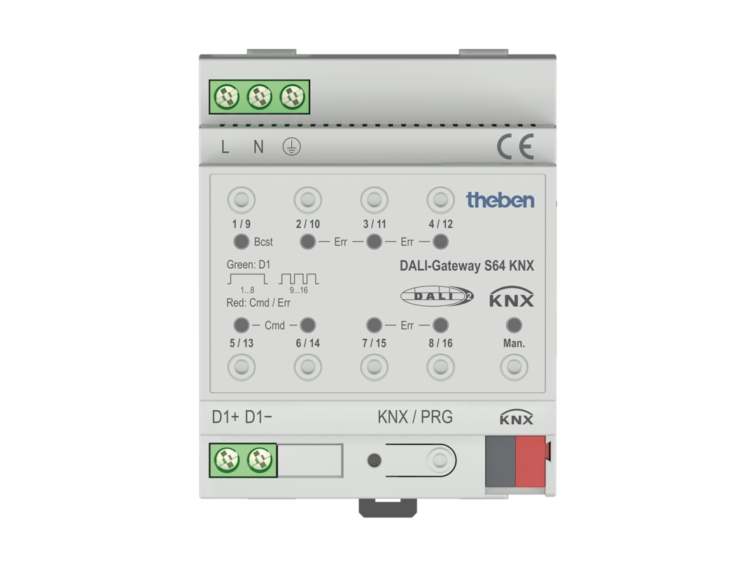 DALI-Gateway S64 KNX | System devices | KNX | Home and Building control ...