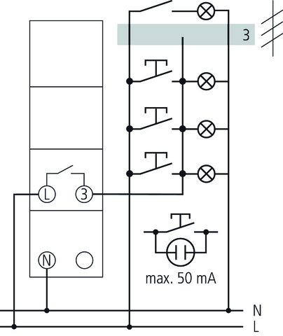 ELPA 9 | DIN rail | Staircase time switches | Time and light control ...