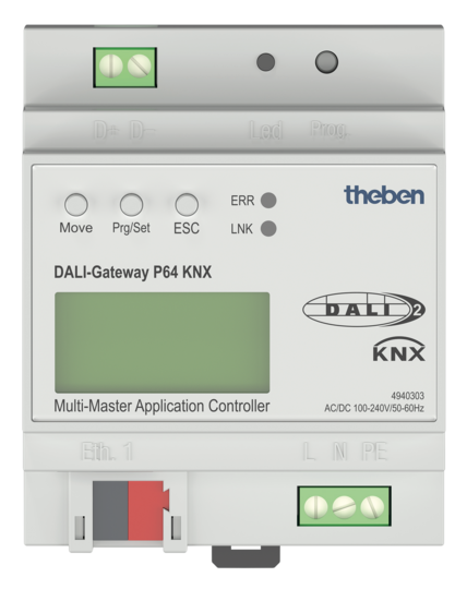 DALI-Gateway P64 KNX | System devices | KNX | Home and Building control ...