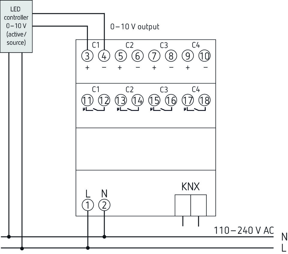 SM 4 KNX | Actuators | KNX | Home and Building control | Theben