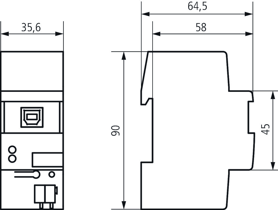Interface USB KNX | System devices | KNX | Home and Building control ...