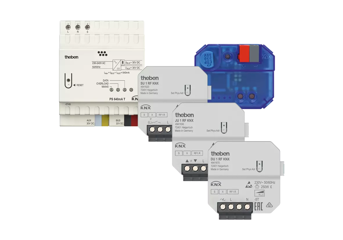 KNX Set 4 KNX-RF | System devices and sets | KNX | Theben