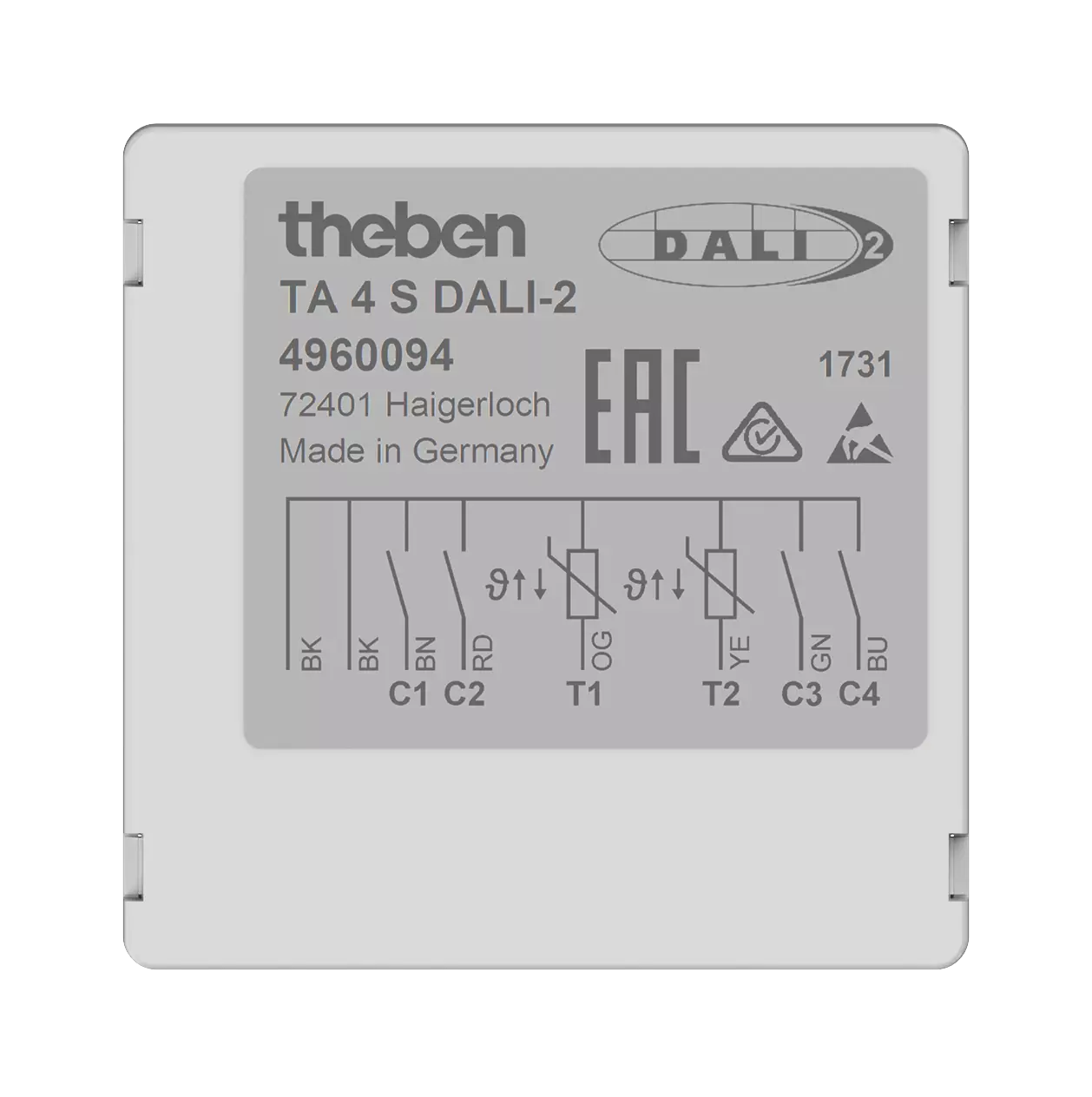 TA 4 S DALI-2 | DALI-2 Room Solution | DALI | Theben