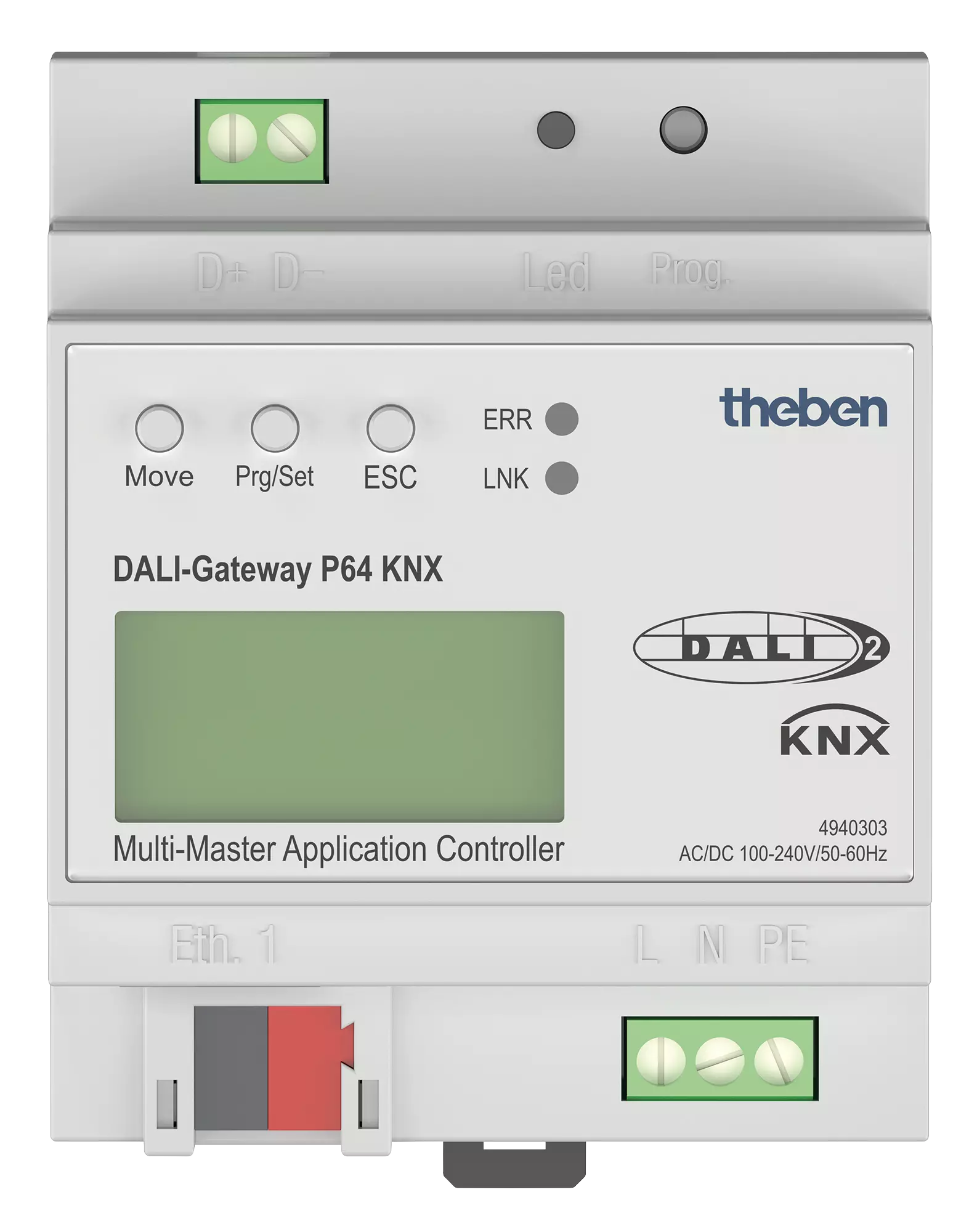 DALI-Gateway P64 KNX | Actuators DIN rail and gateways | KNX | Theben