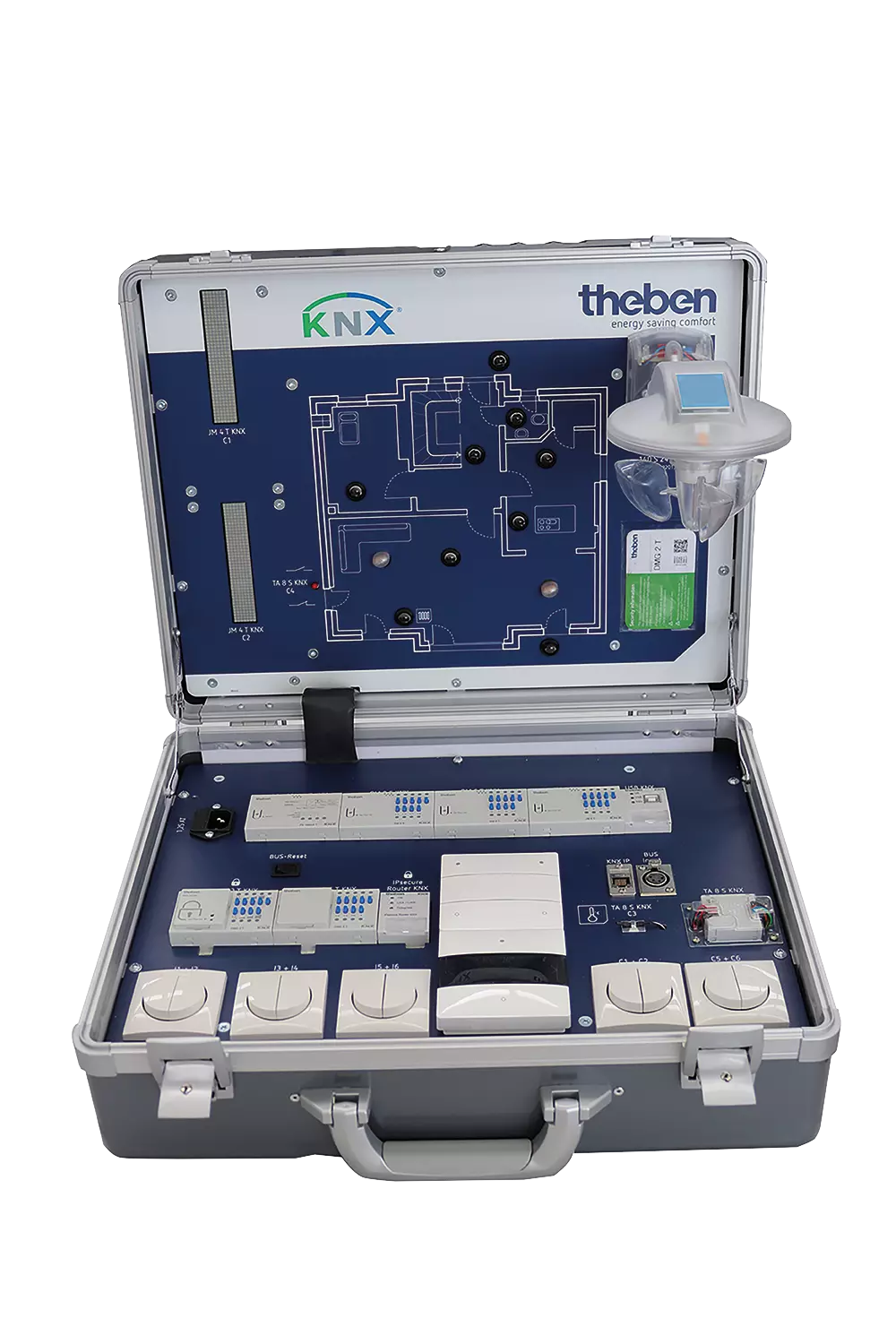 Training case KNX | System devices and sets | KNX | Theben