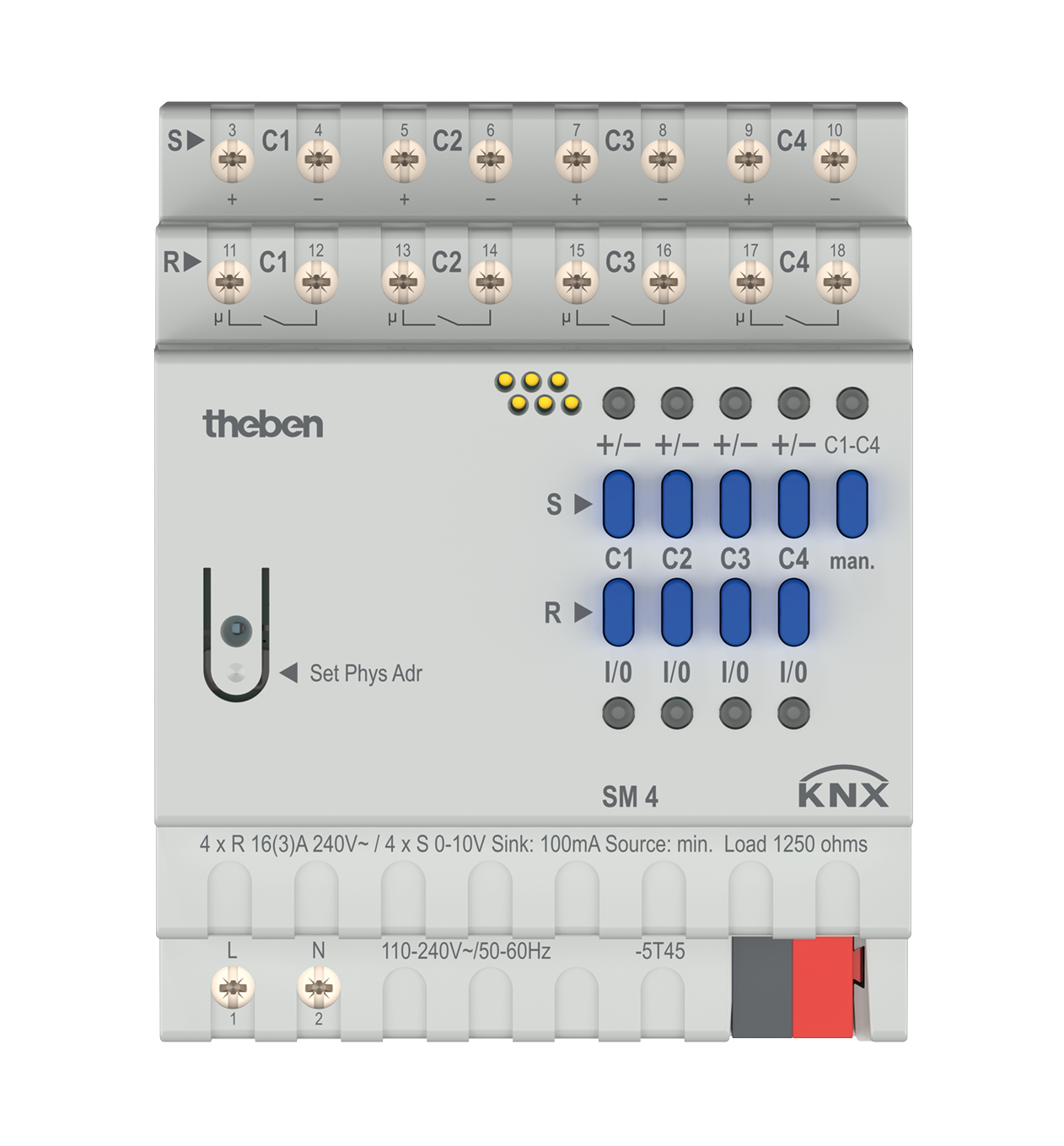 SM 4 KNX | Aktoren | KNX | Haus- und Gebäudeautomation | Theben