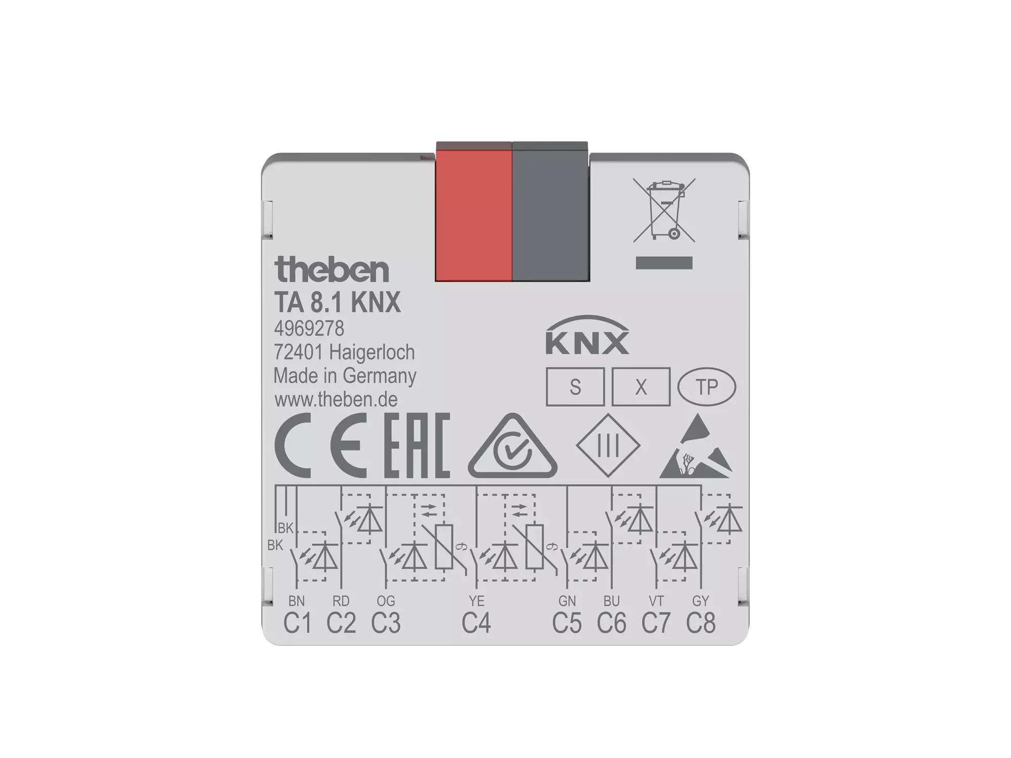 TA 8.1 KNX | Binary inputs | KNX | Theben