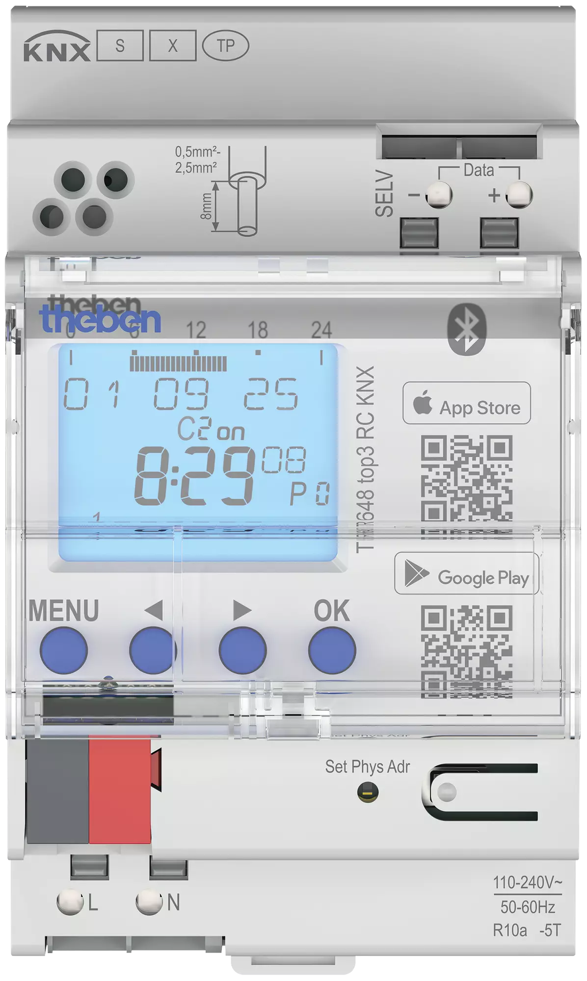 TR 648 top3 RC KNX | Clocks | KNX | Theben